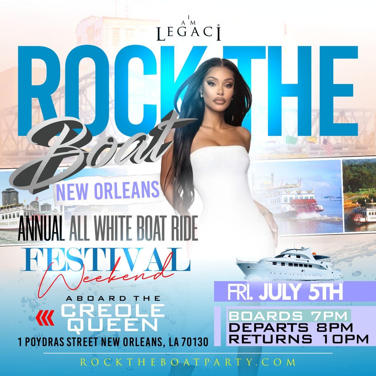 ROCK THE BOAT ANNUAL ALL WHITE BOAT RIDE PARTY BIG FESTIVAL WEEKEND ...